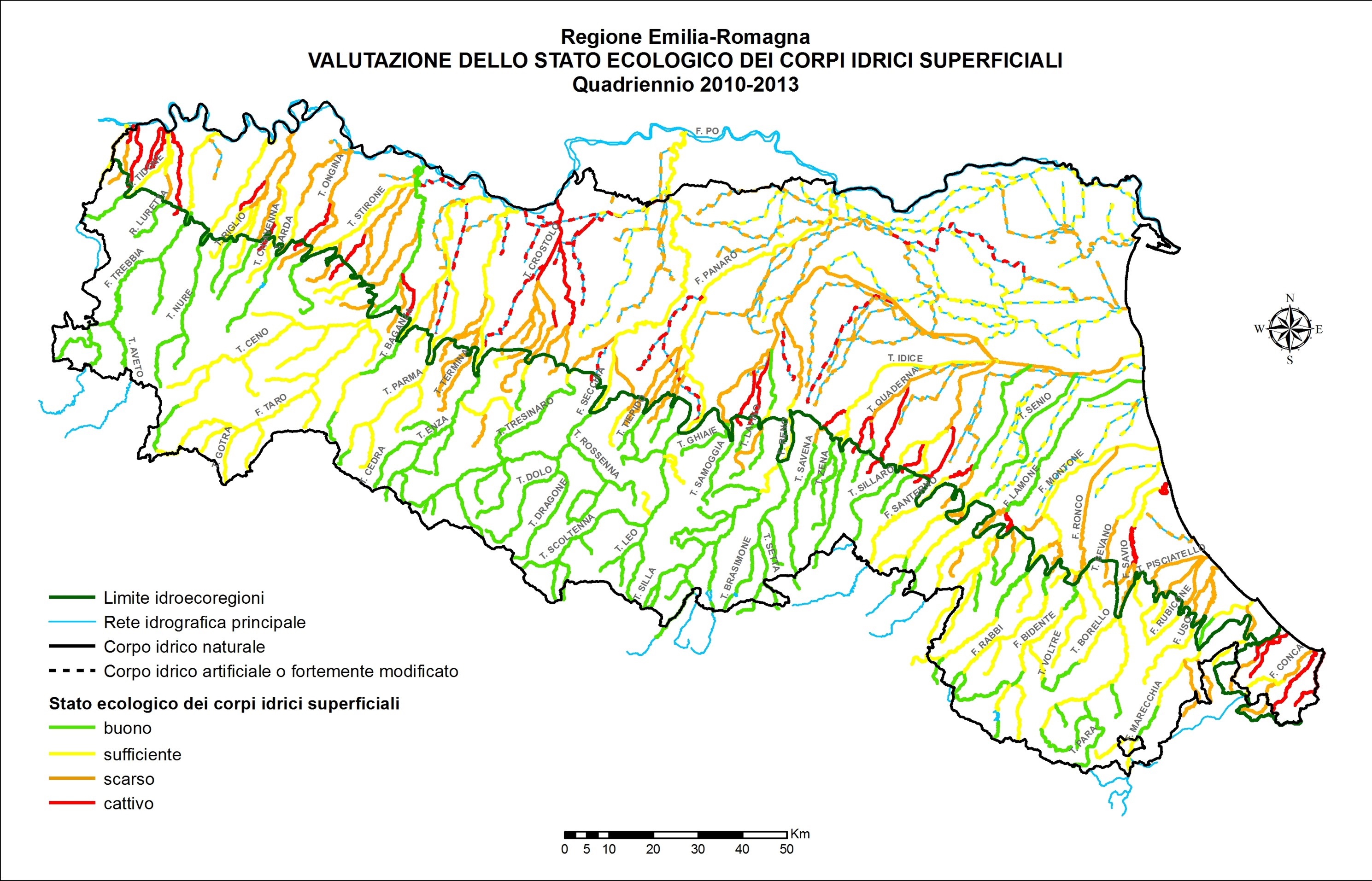 Stato ecologico dei corsi d’acqua